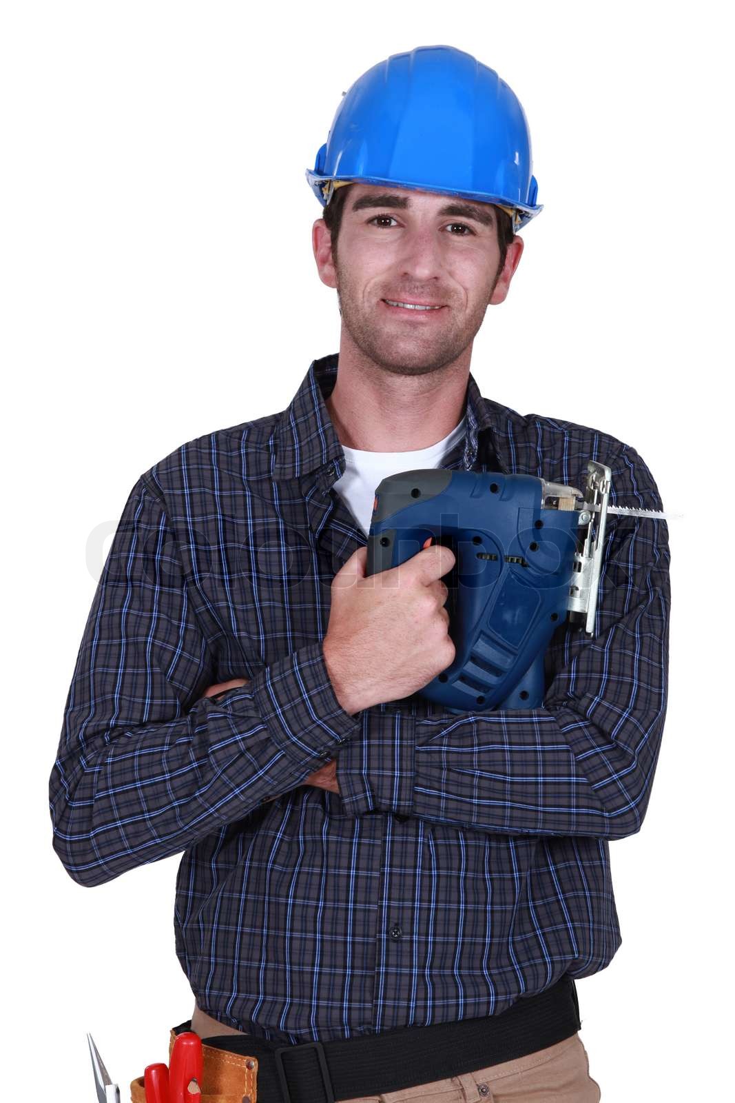 portrait of carpenter | Stock image | Colourbox