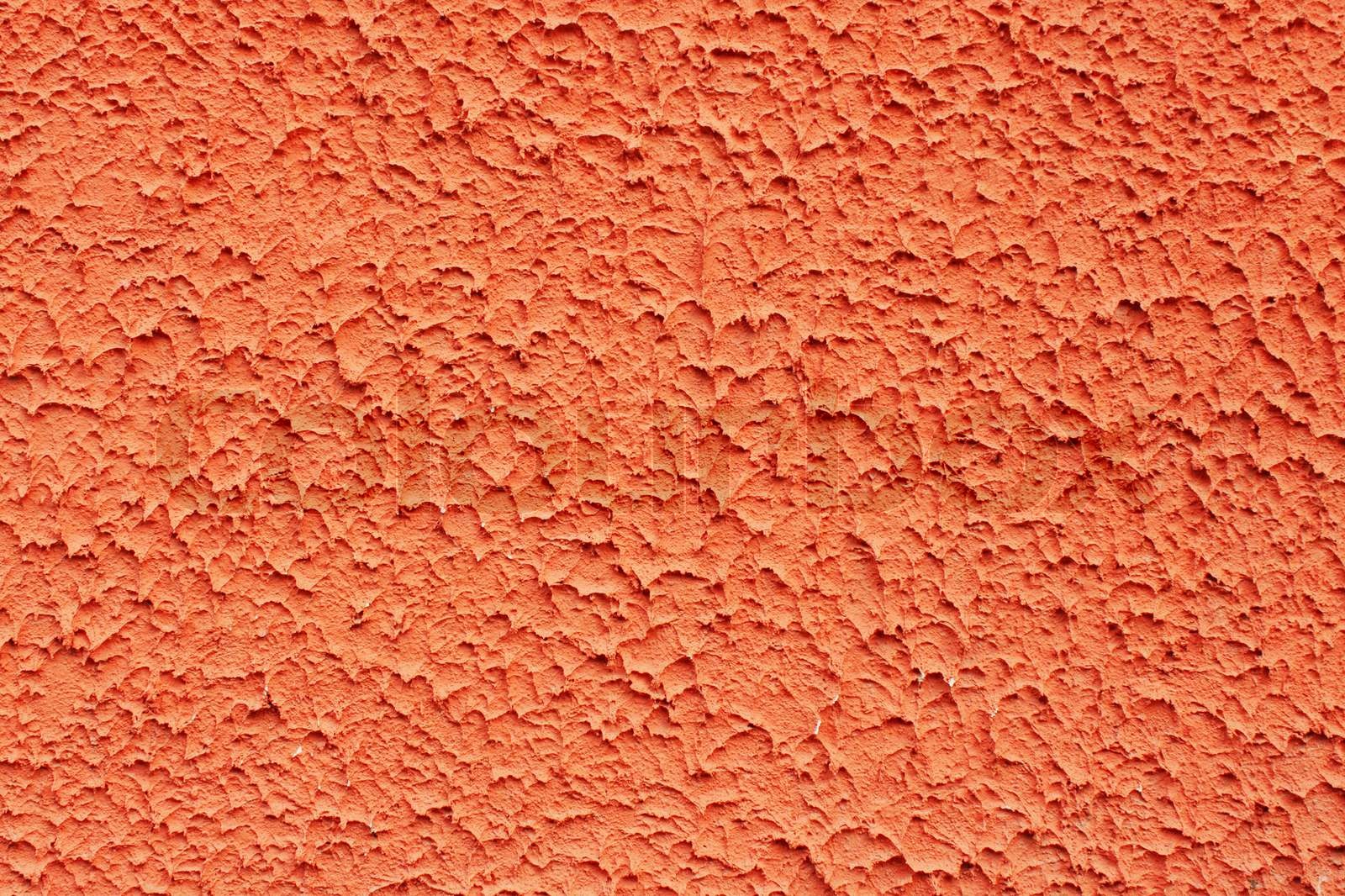 orange decorative plaster coat | Stock image | Colourbox