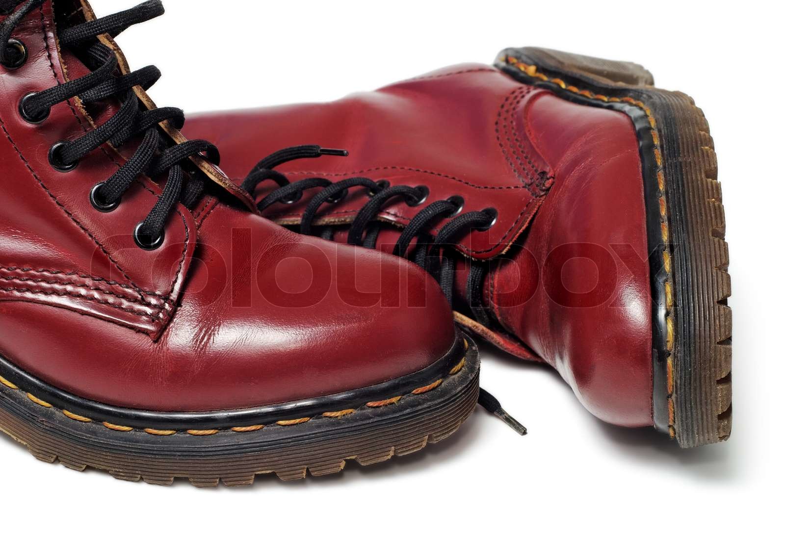 Boots Classic rot | Stock Bild | Colourbox