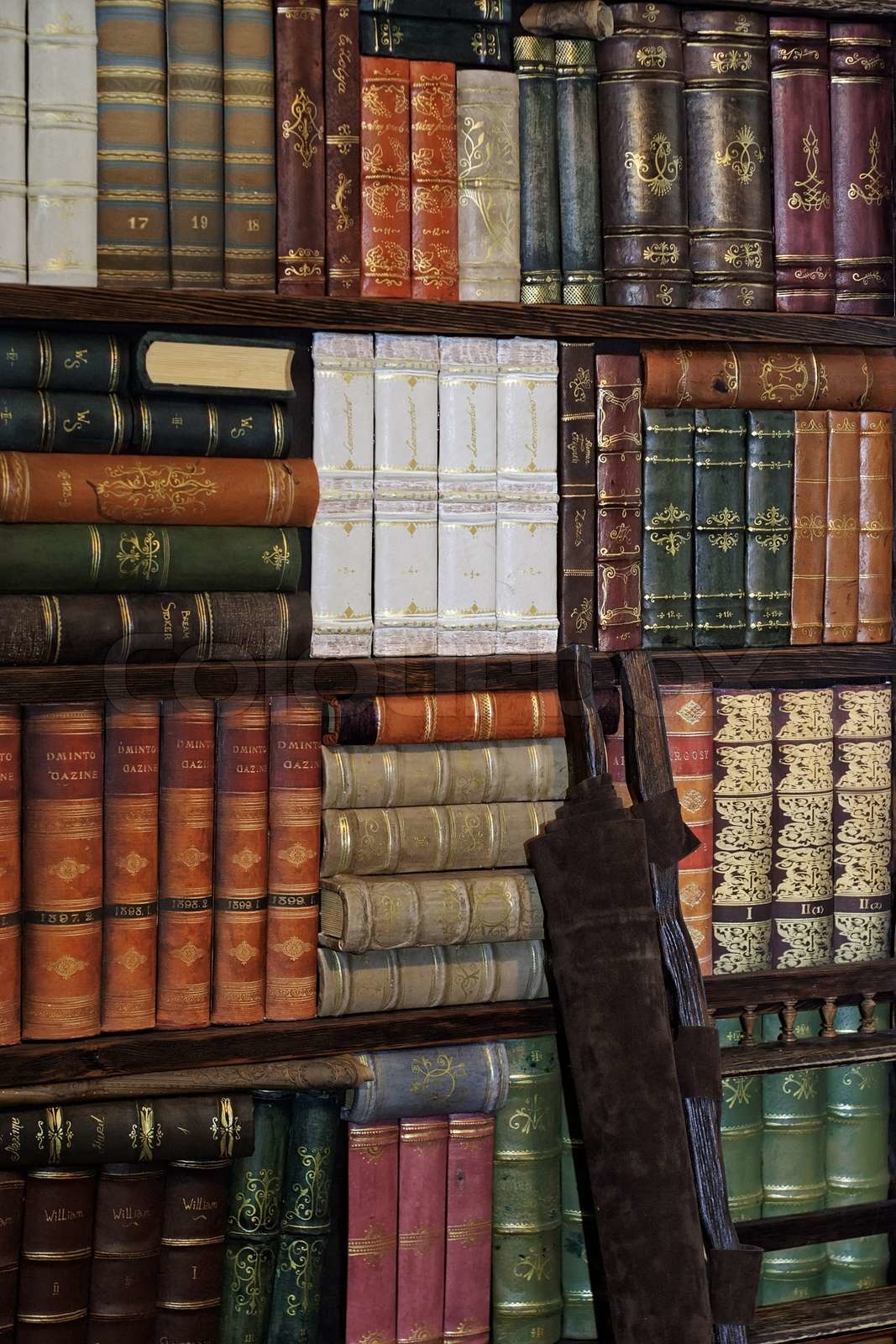 Old classic books | Stock image | Colourbox