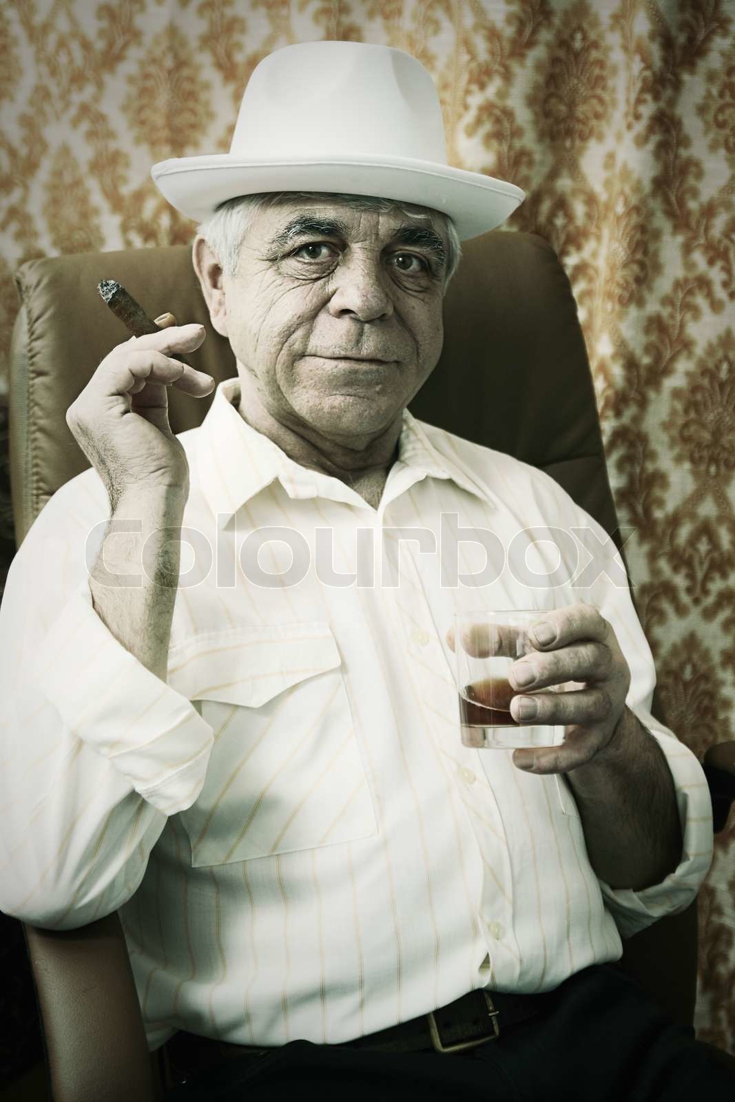 Old man | Stock image | Colourbox