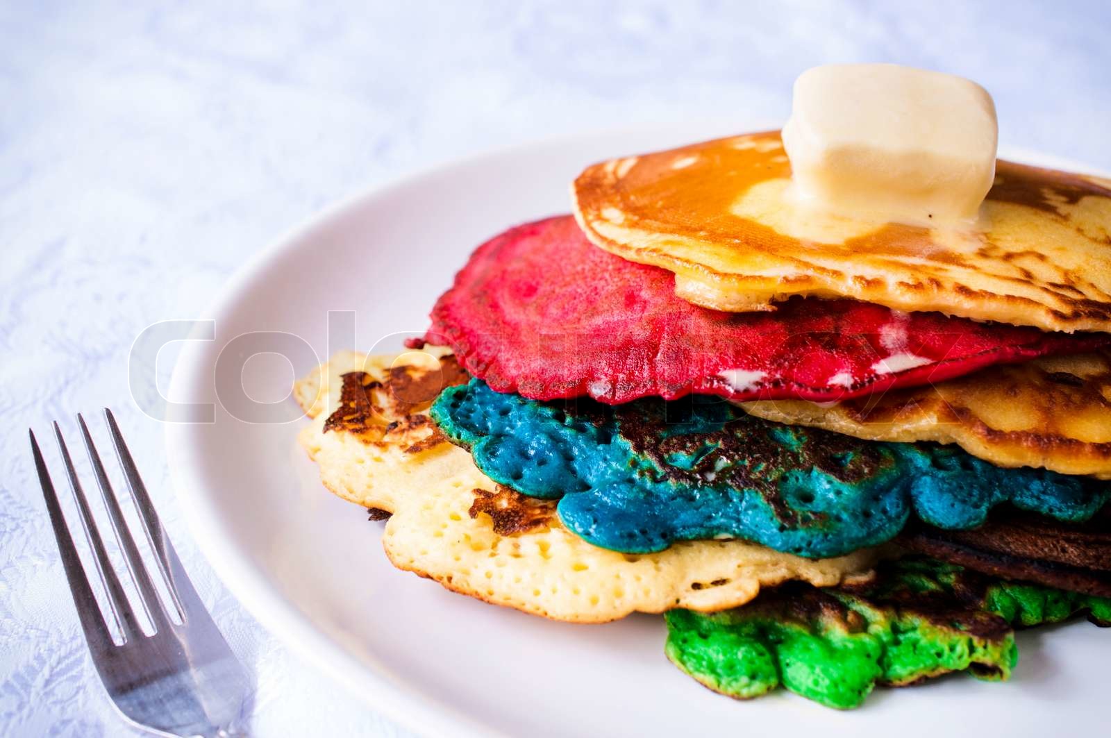 Colorfull pancake | Stock image | Colourbox