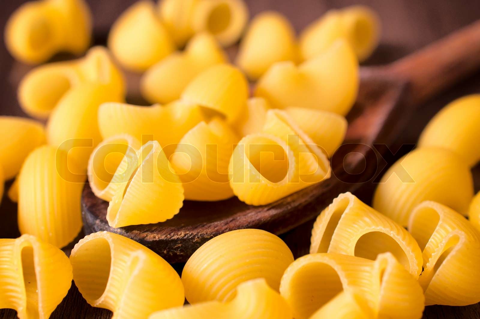Yellow macaronie | Stock image | Colourbox