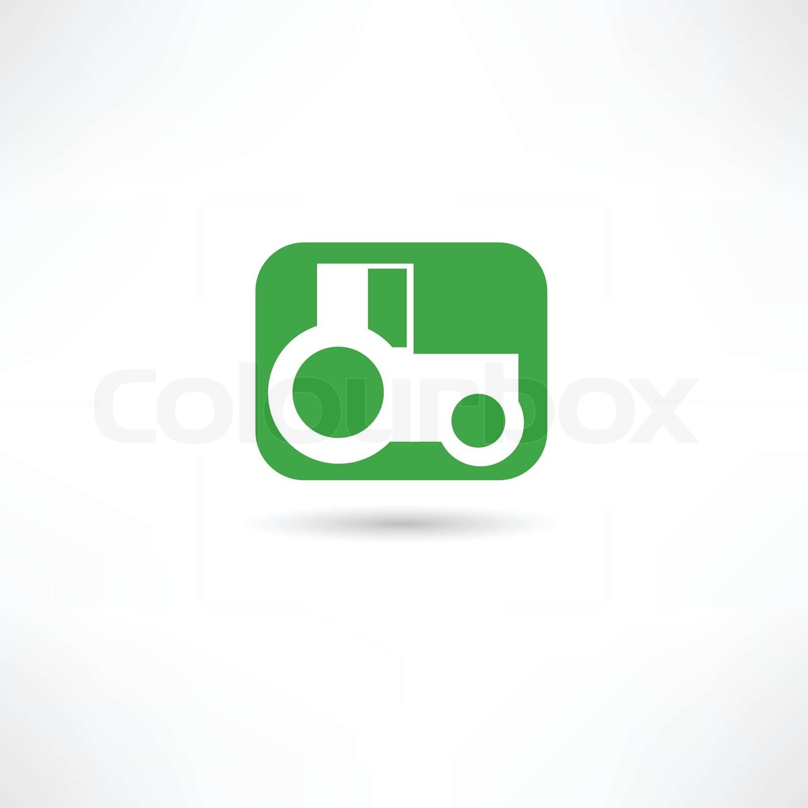 traktor ikon | Stock vektor | Colourbox