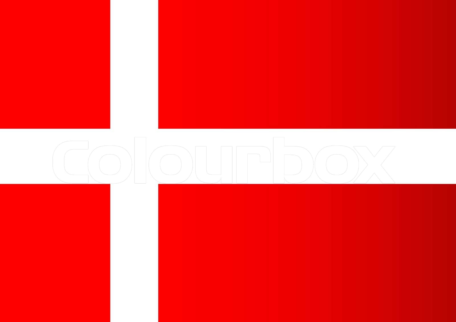 Denmark Flag | Stock vector | Colourbox