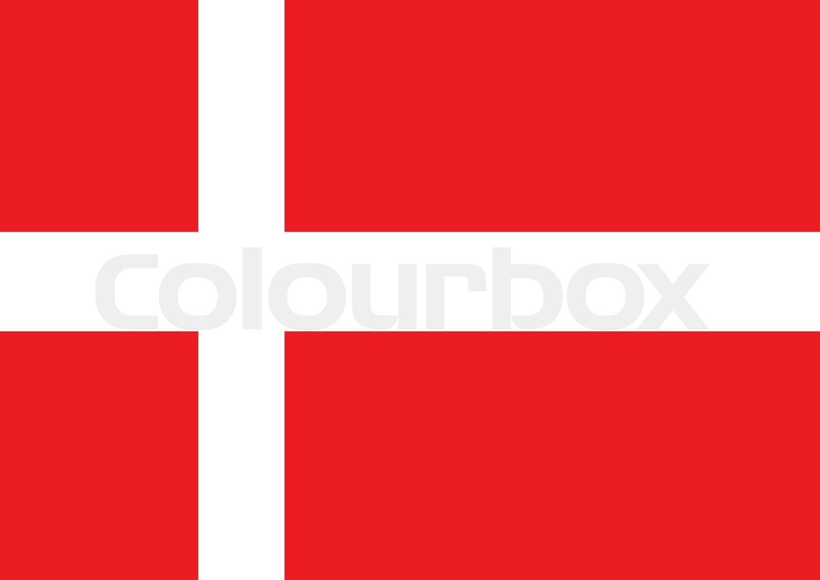Denmark Flag | Stock vector | Colourbox