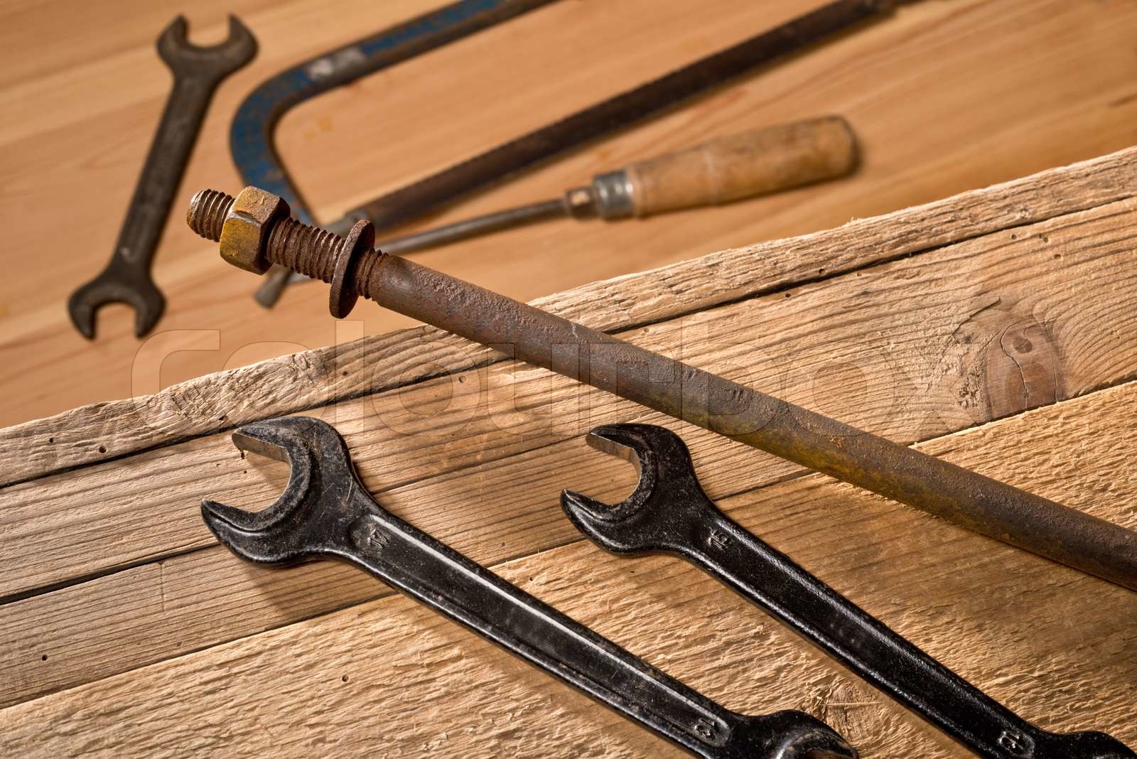 old tools | Stock image | Colourbox