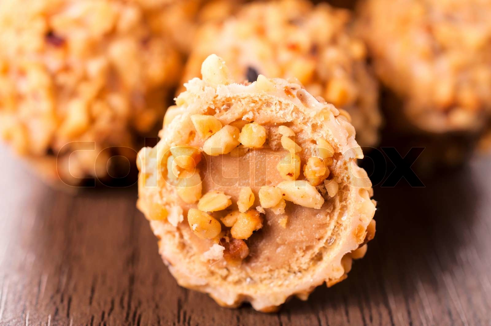 Nuts pralines | Stock image | Colourbox