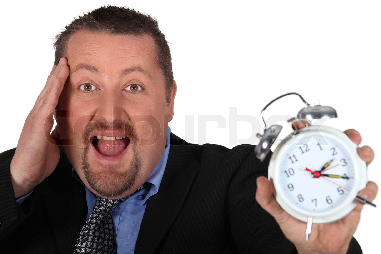 man in a hurry | Stock image | Colourbox