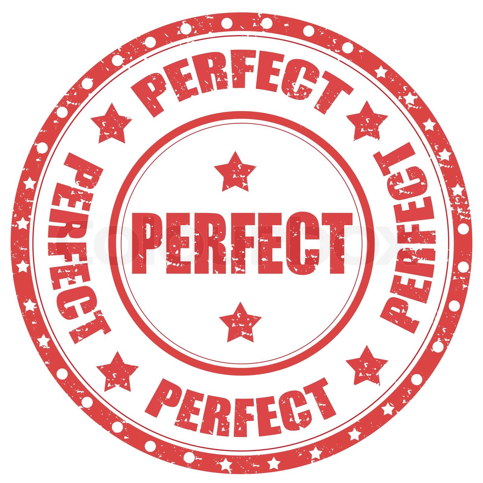 Perfect-stamp | Stock vector | Colourbox