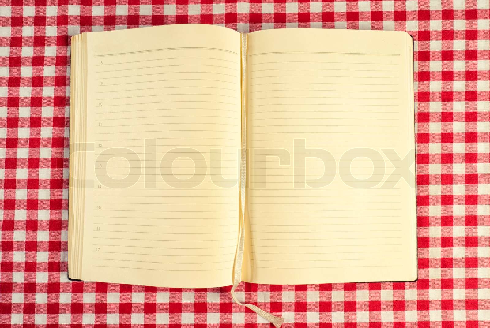 Blank cookbook | Stock image | Colourbox