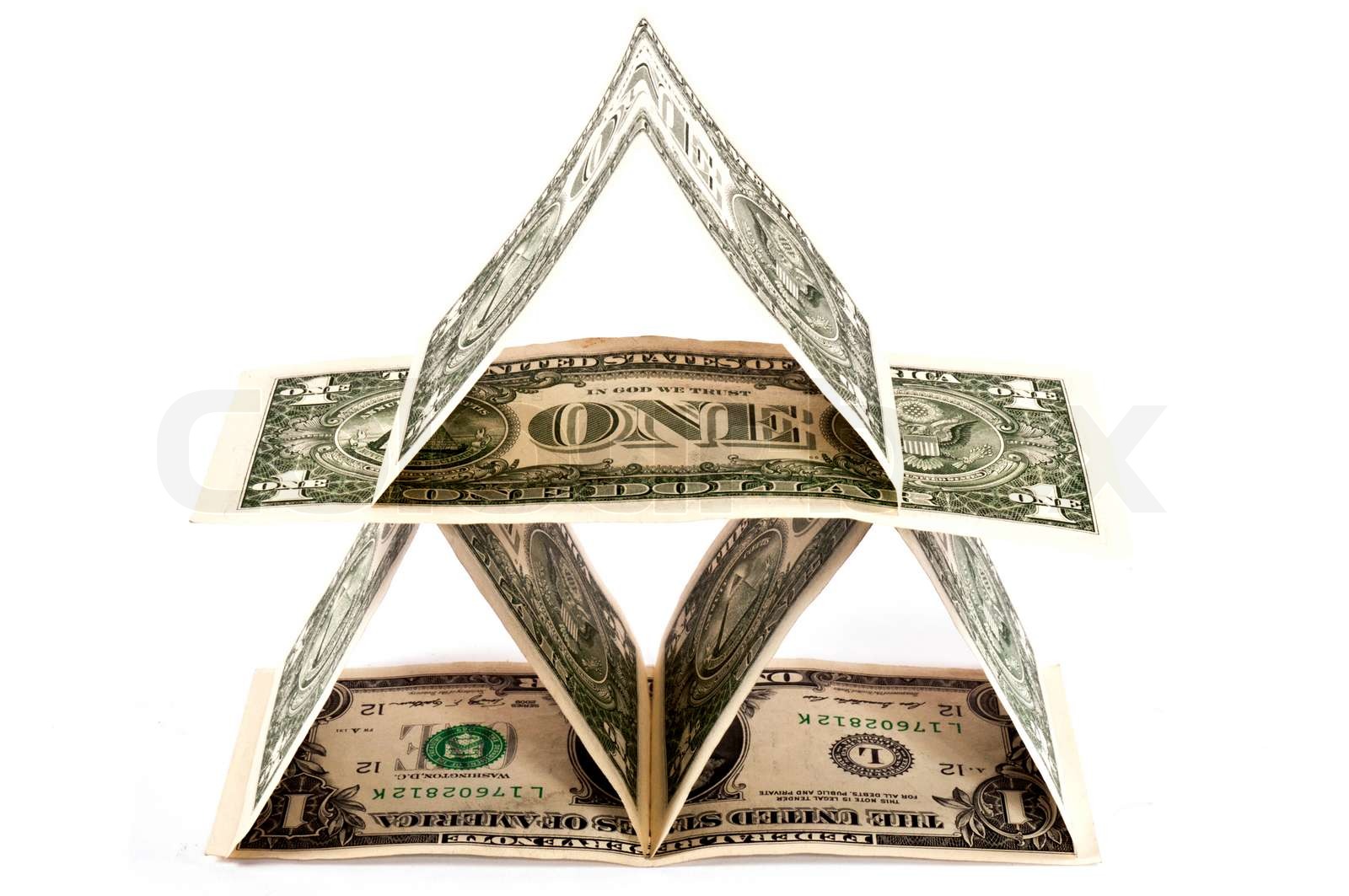 One dollar pyramid | Stock image | Colourbox