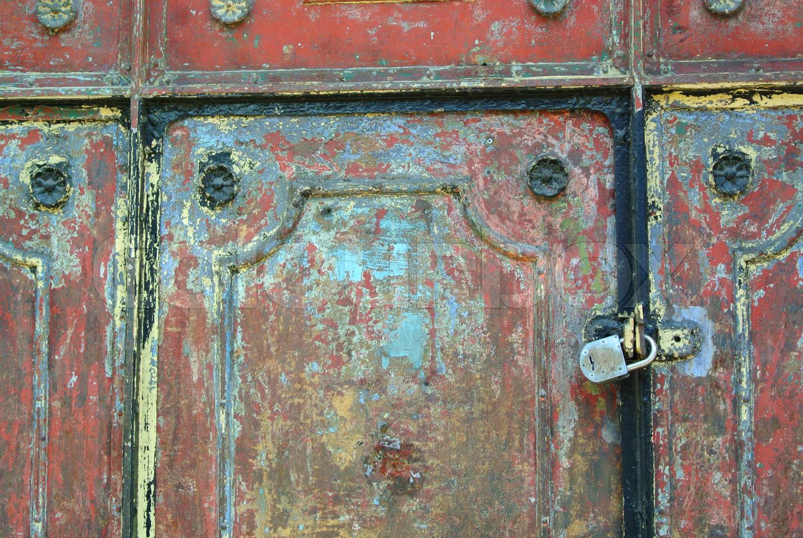 Vintage worn out antique entrance | Stock image | Colourbox