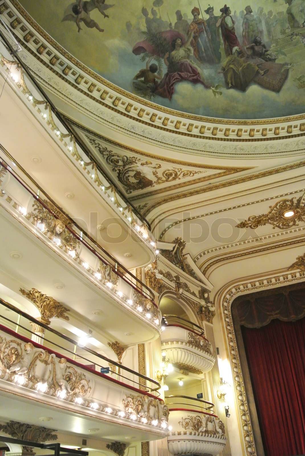 Beautiful theater room | Stock image | Colourbox