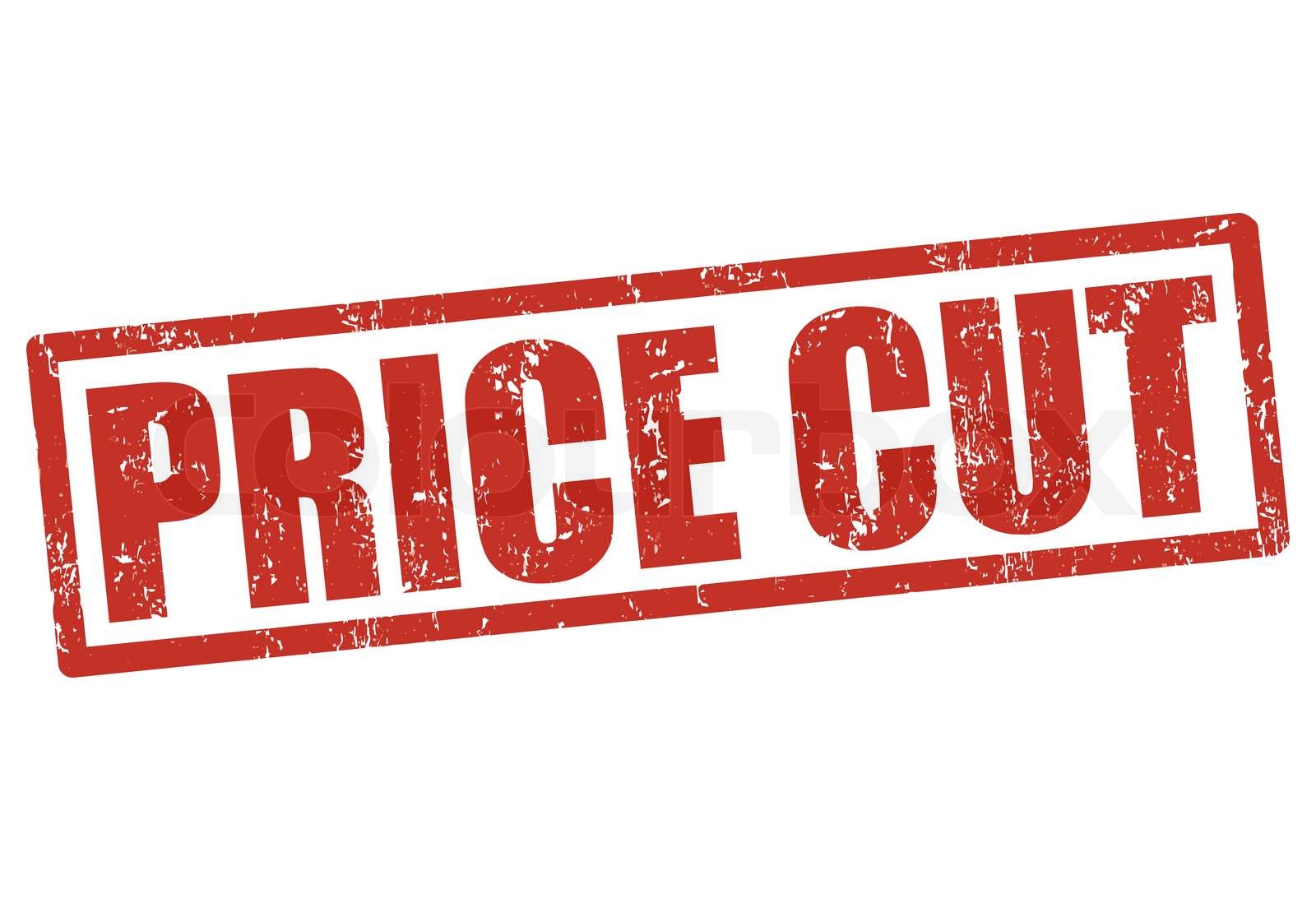 Price cut stamp | Stock vector | Colourbox