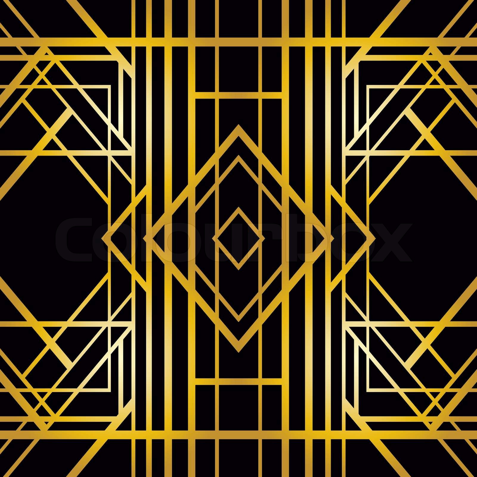 Art Deco Geometric Pattern 1920 s Style Stock Vector Colourbox art-deco-geometric-pattern-1920-s-style-stock-vector-colourbox