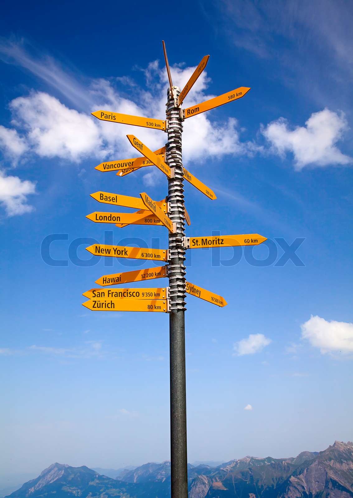 Milestone | Stock image | Colourbox