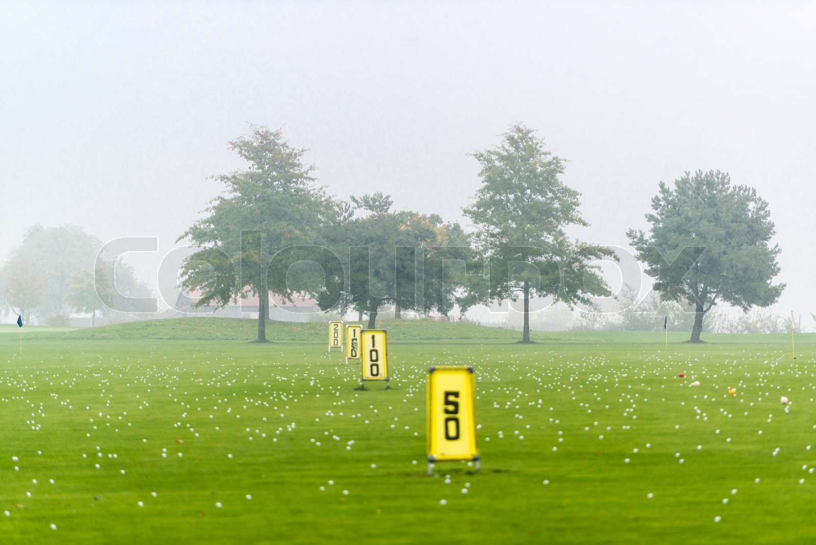 Driving range | Stock image | Colourbox