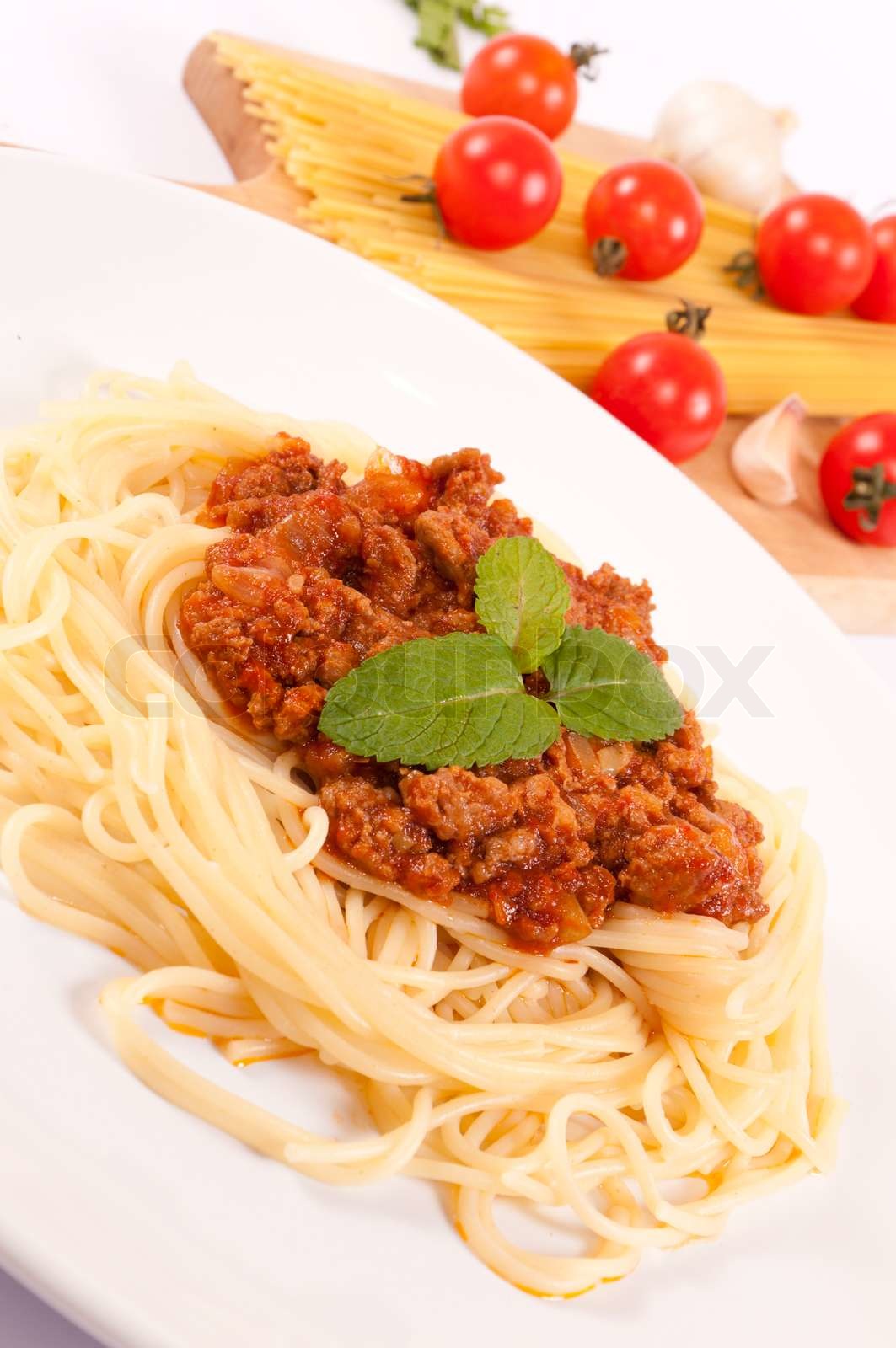 Spaghetti time | Stock image | Colourbox