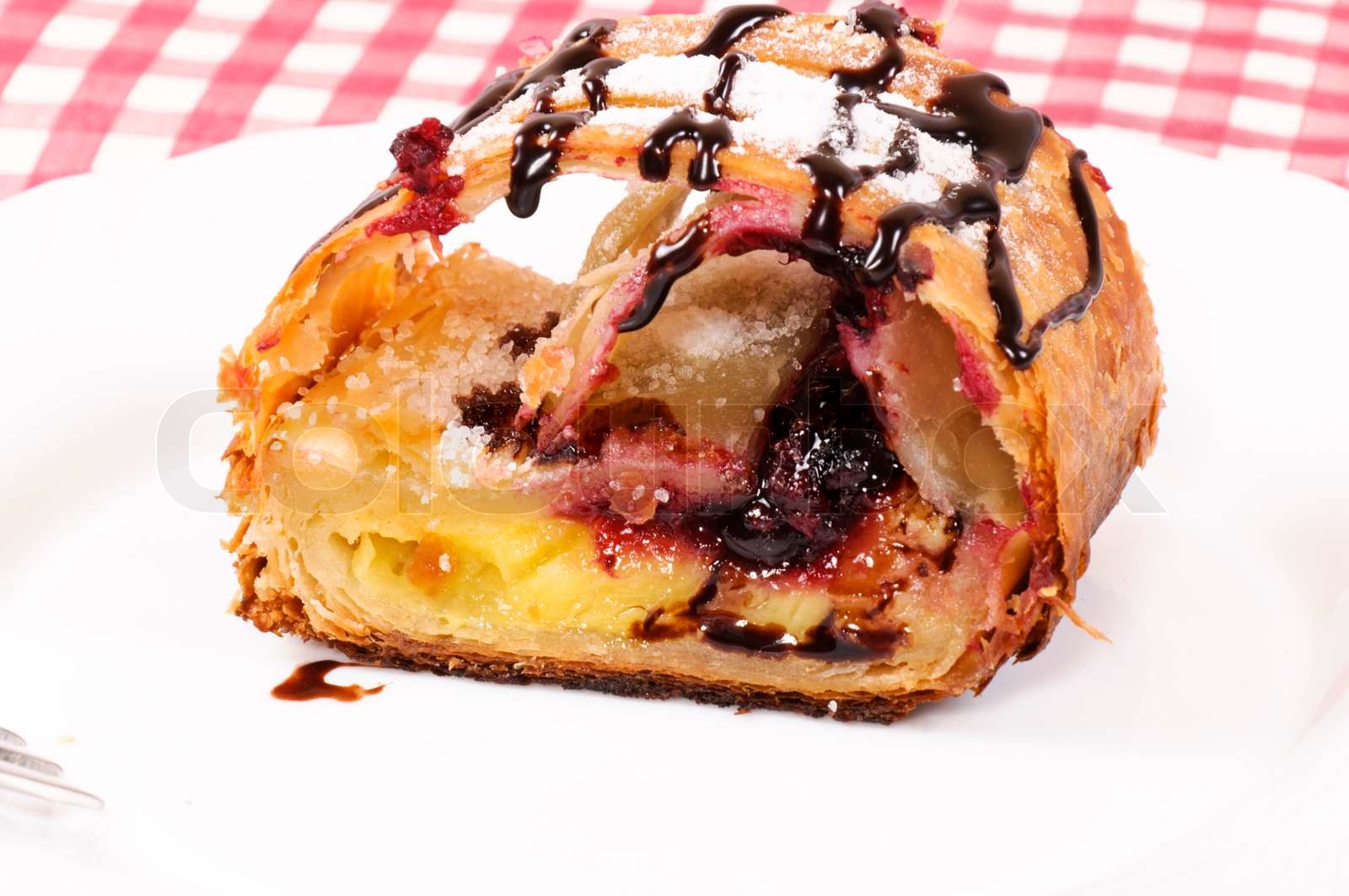 Cream strudla | Stock image | Colourbox