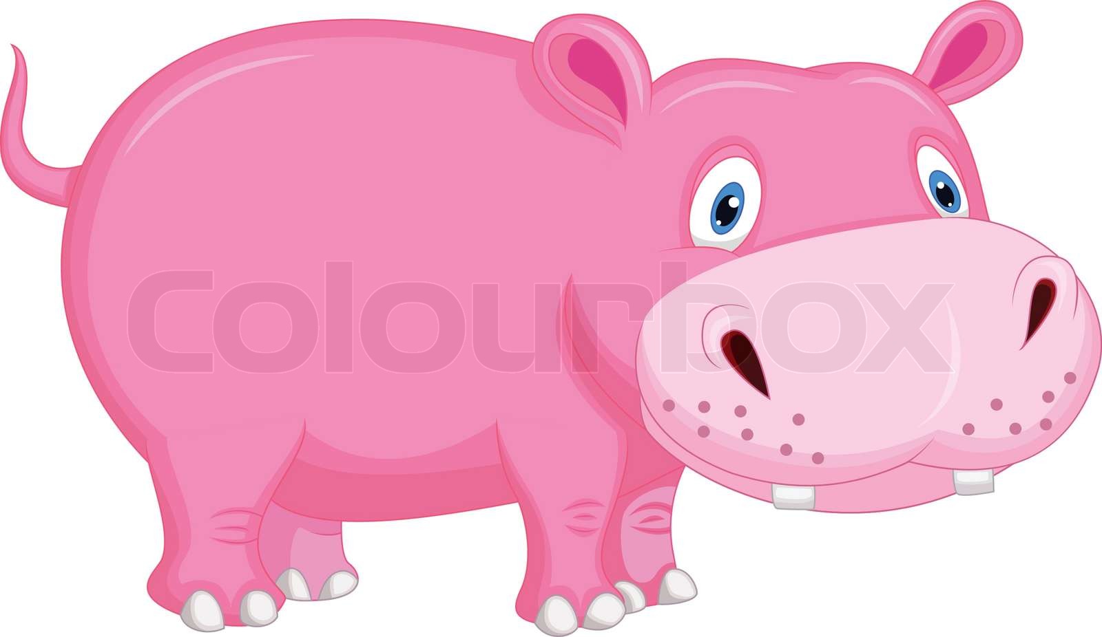 flodhest | Stock vektor | Colourbox