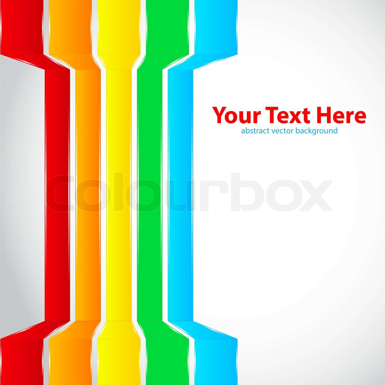 Rainbow lines | Stock vector | Colourbox