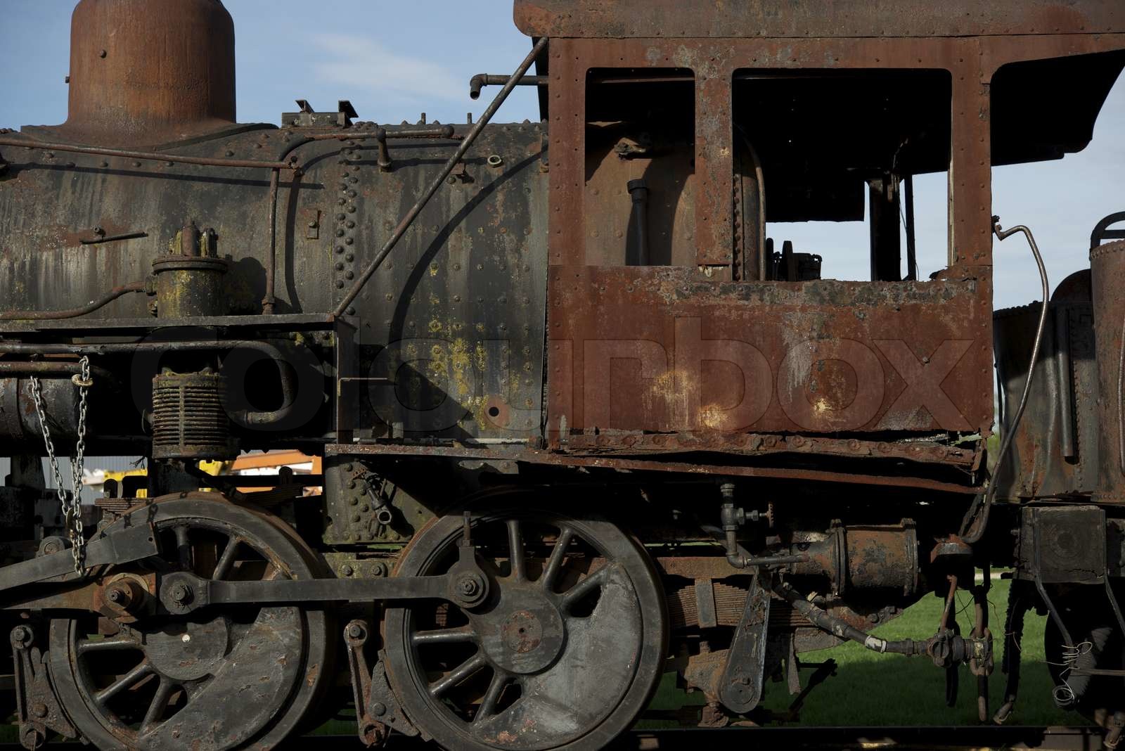 Rusty Steam Locomotive | Stock image | Colourbox