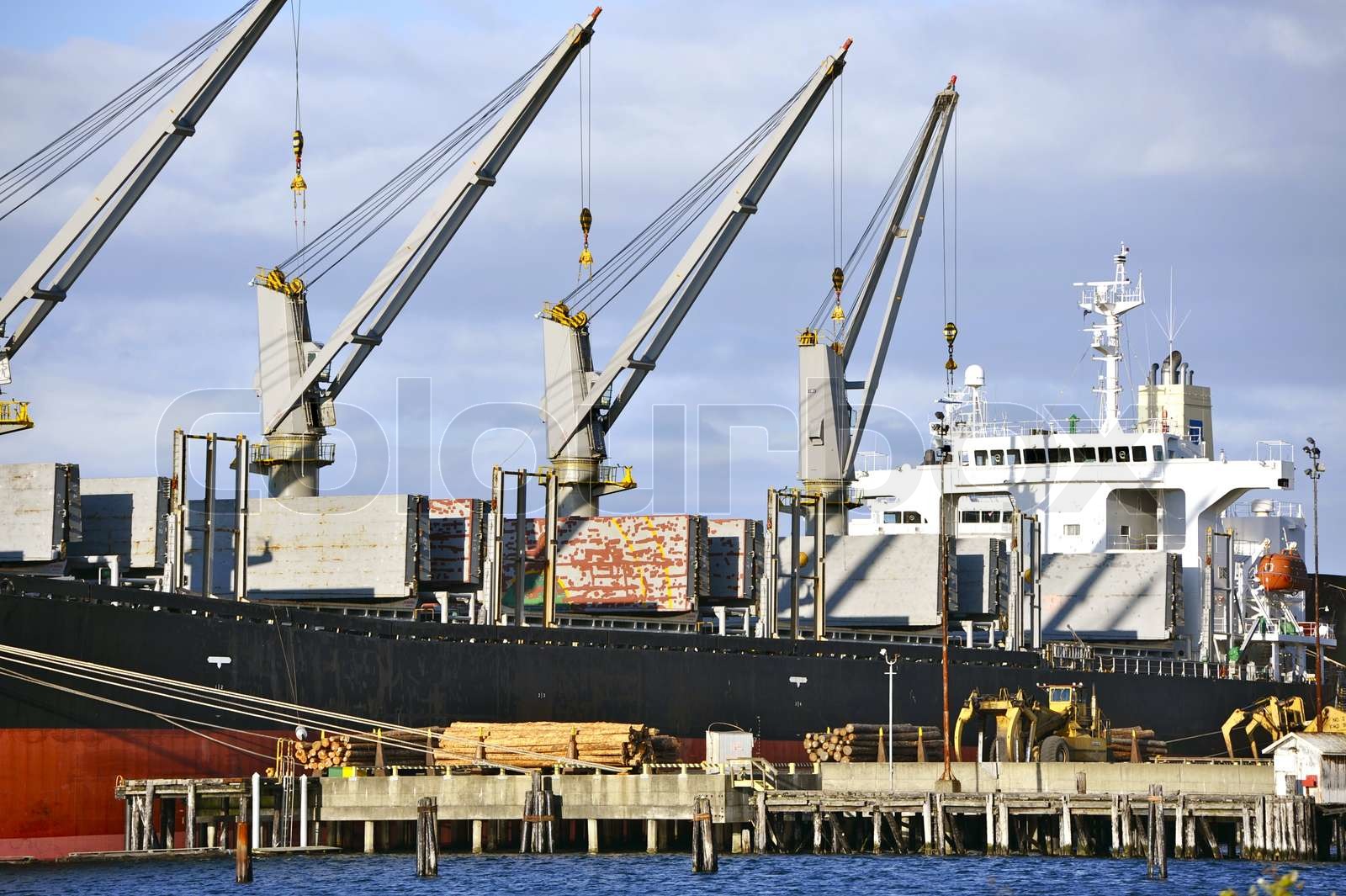 Commercial Cargo Ship | Stock image | Colourbox