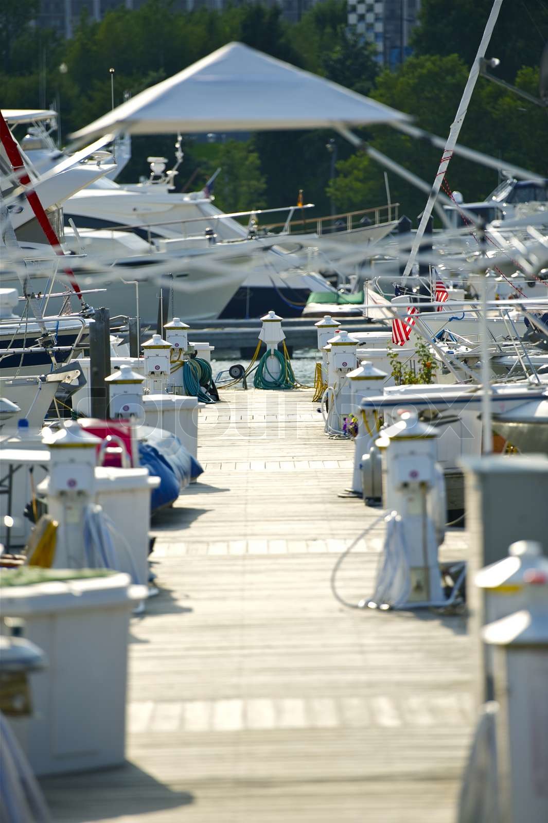 Lake Pier | Stock image | Colourbox