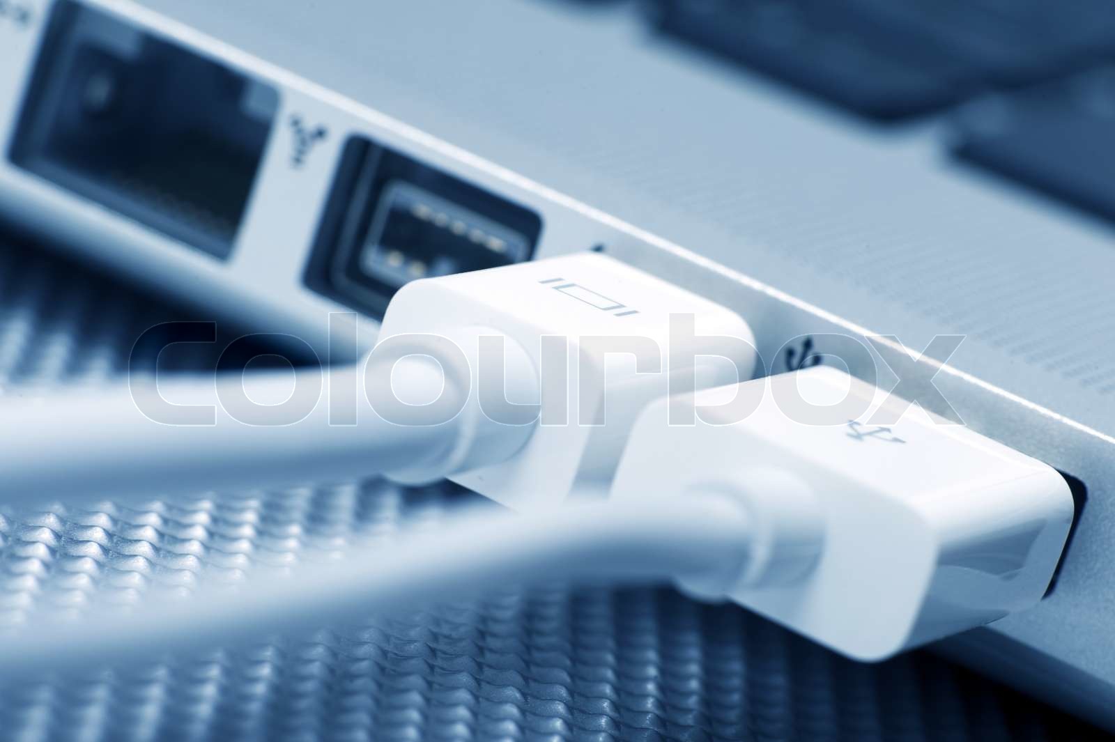 Laptop Connections | Stock image | Colourbox
