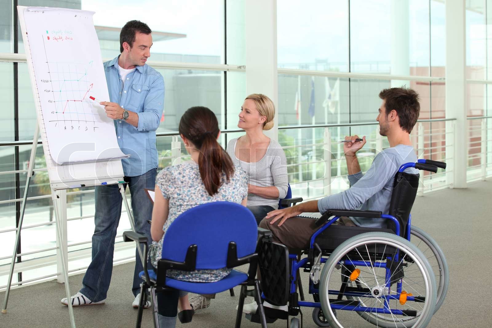Disability at work | Stock image | Colourbox