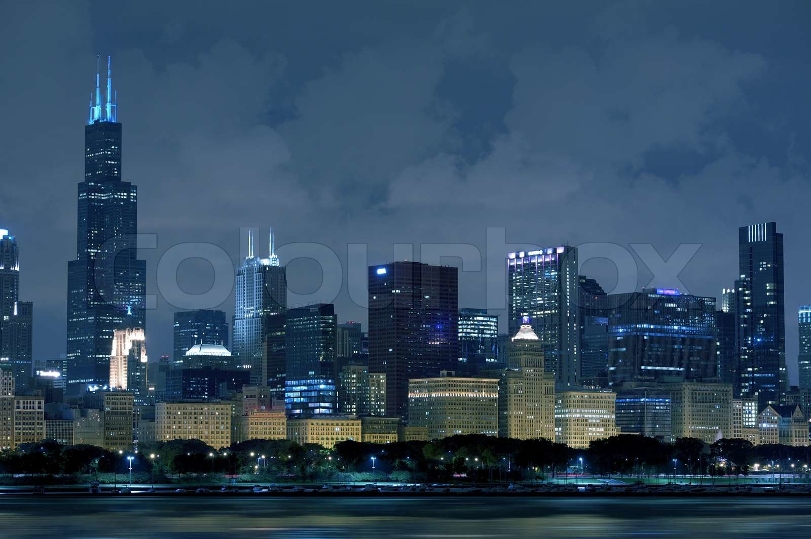 Chicago Illinois Skyline | Stock image | Colourbox