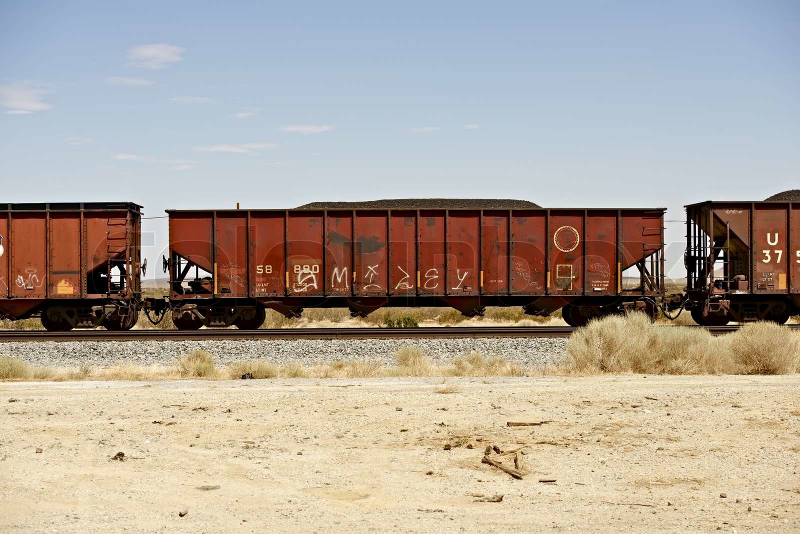 Cargo Railroad Cars | Stock image | Colourbox