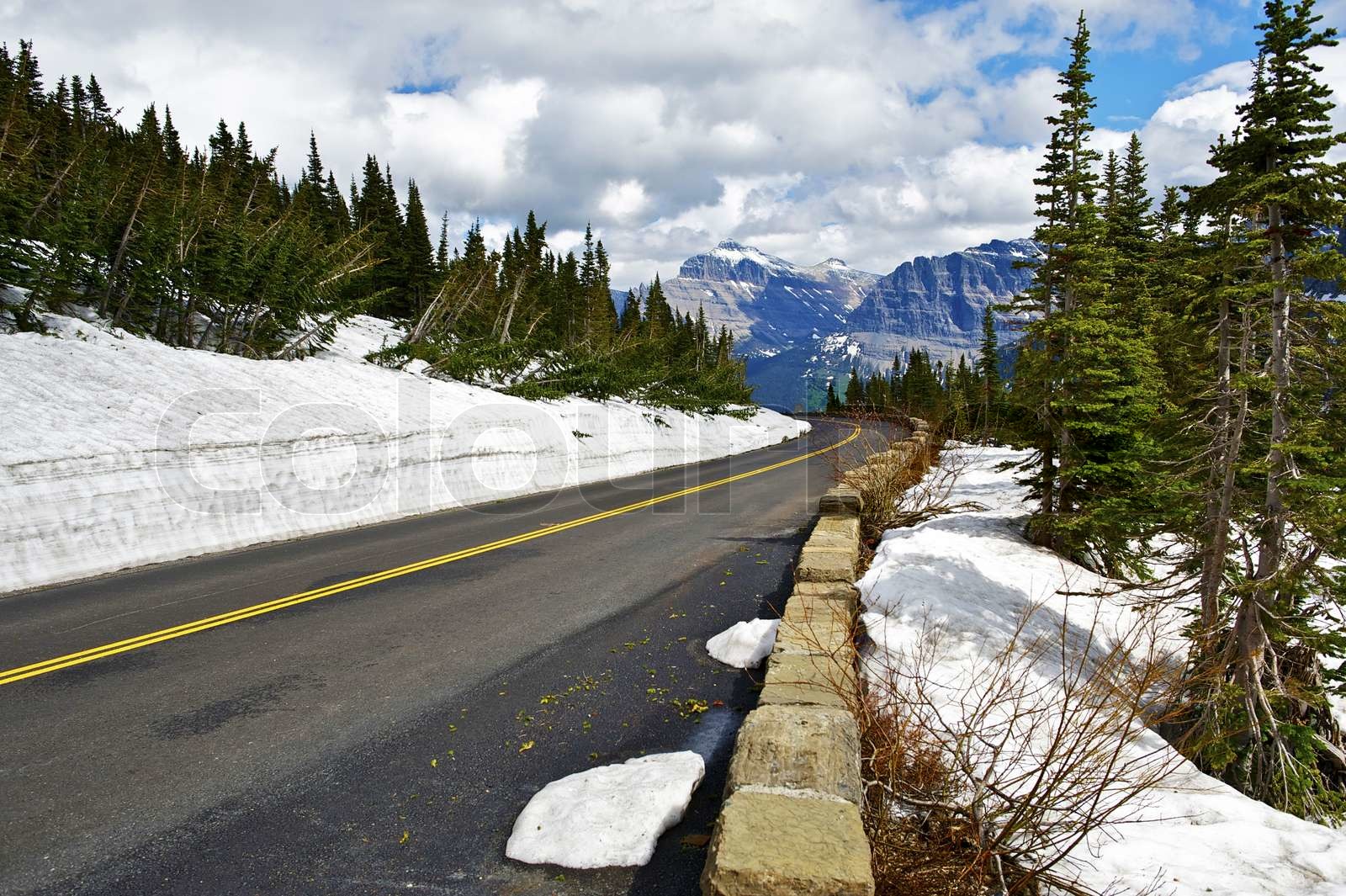 Montana Scenic Road | Stock image | Colourbox