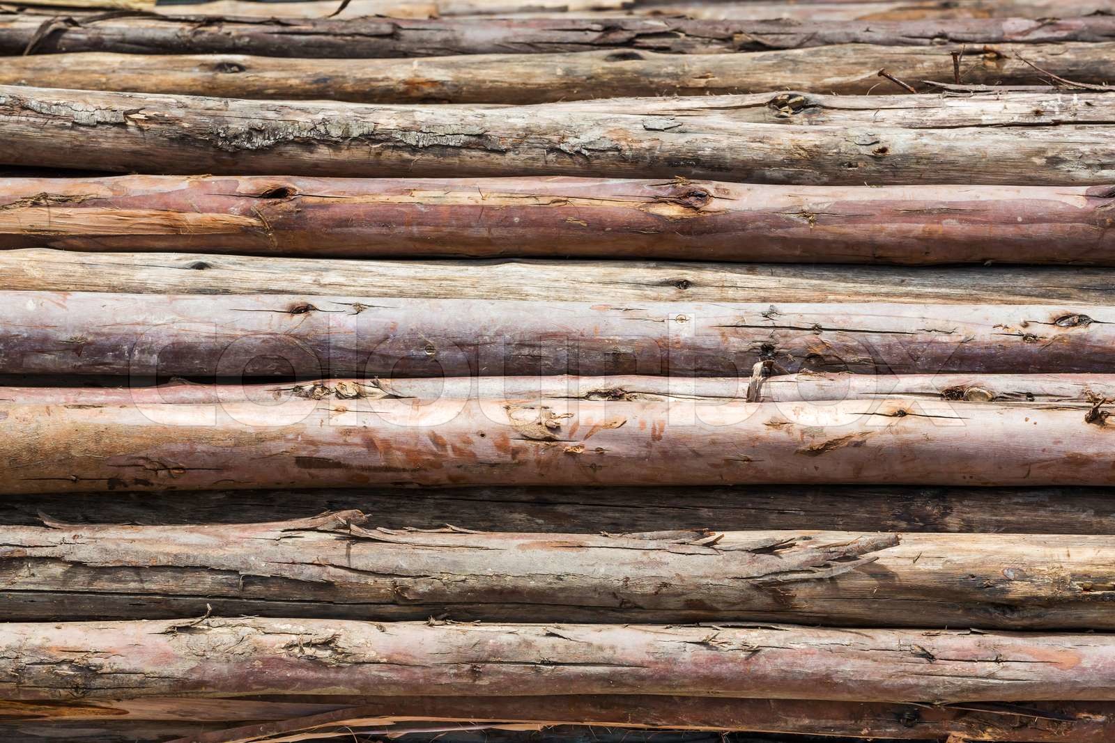 Holz-Haufen | Stock Bild | Colourbox