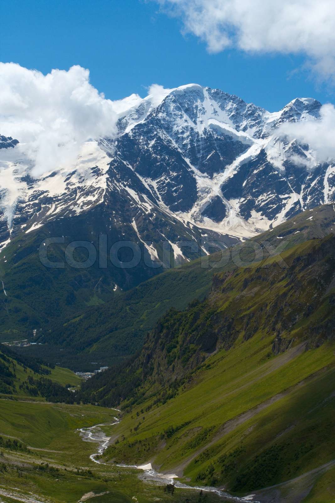 wide valley | Stock image | Colourbox