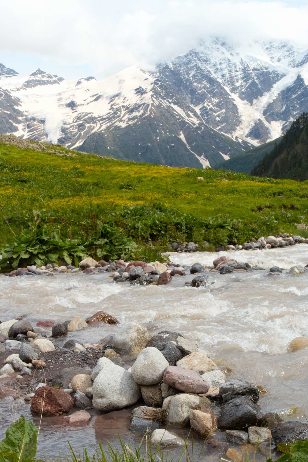 wide valley | Stock image | Colourbox