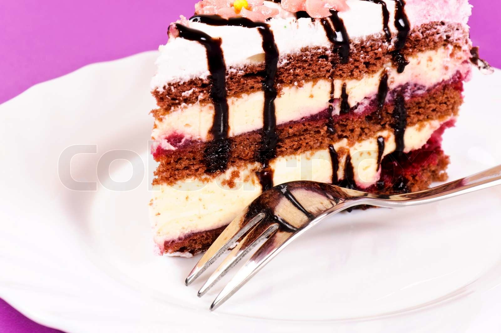 Cake piece | Stock image | Colourbox
