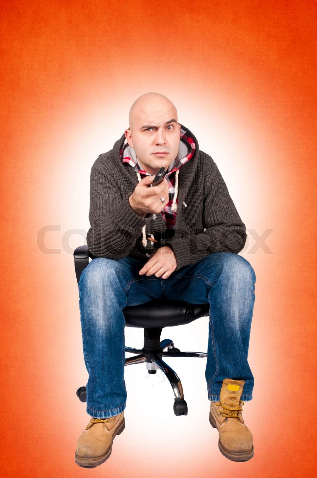 Curious man | Stock image | Colourbox