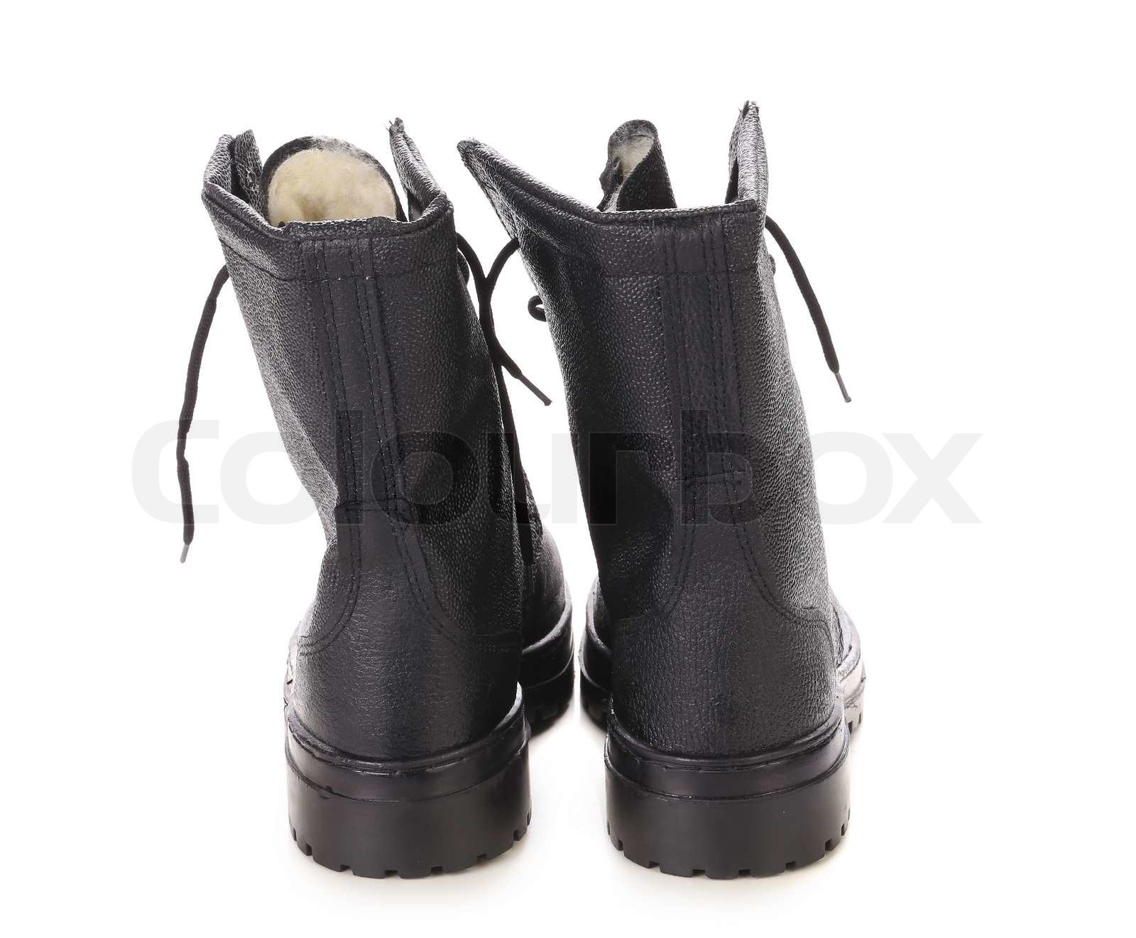 Leather man's boots | Stock image | Colourbox