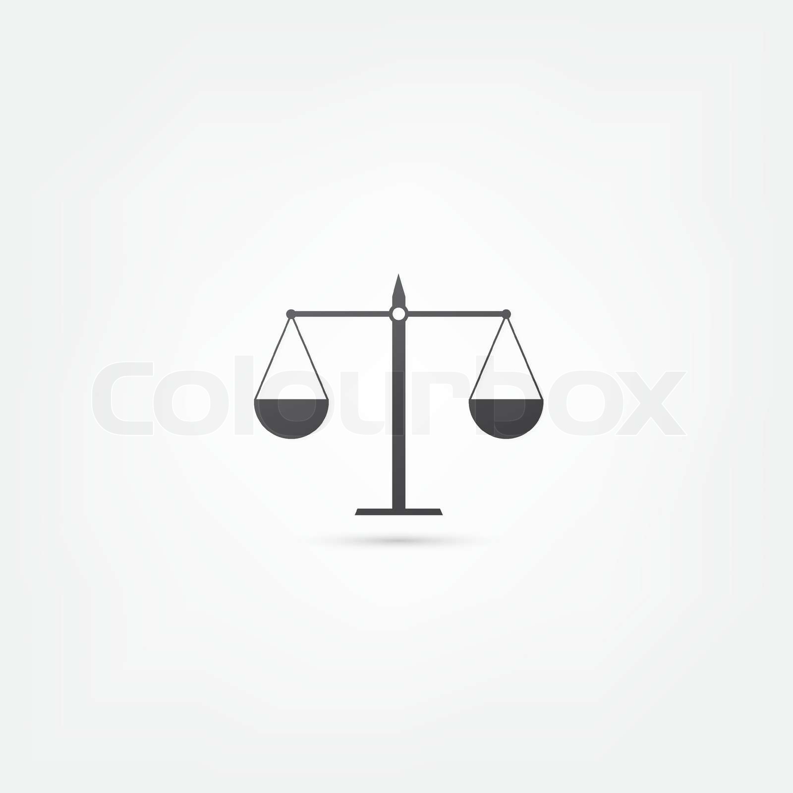 Skala-Symbol | Stock-Vektor | Colourbox