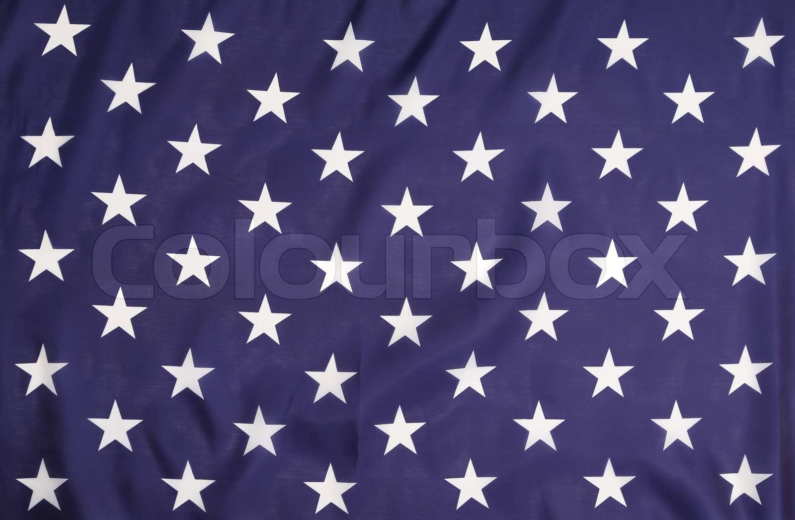 Amerikanske flag med hvide stjerner | Stock foto | Colourbox