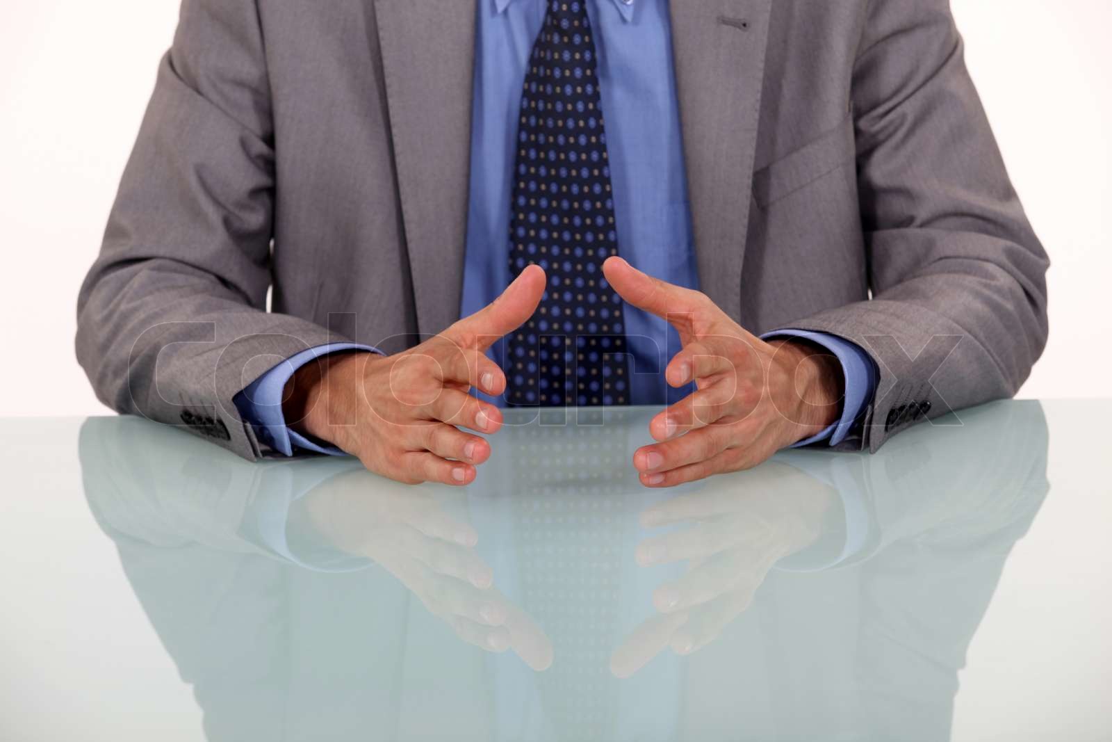 Job interviewer | Stock image | Colourbox