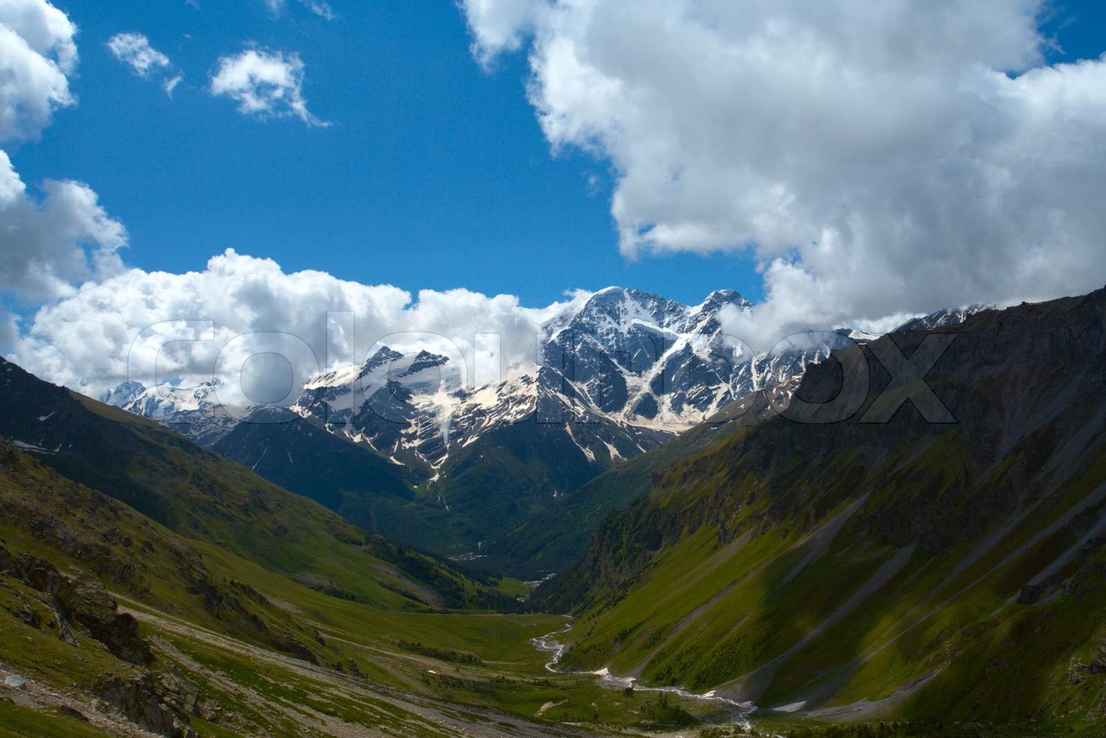 wide valley | Stock image | Colourbox