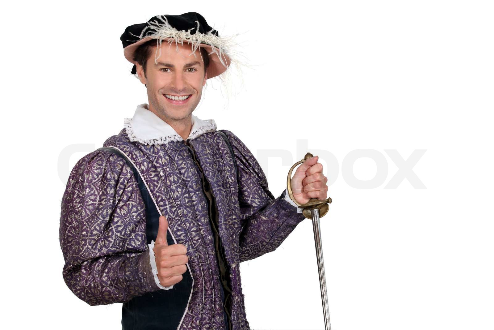 Man dressed as knight | Stock image | Colourbox