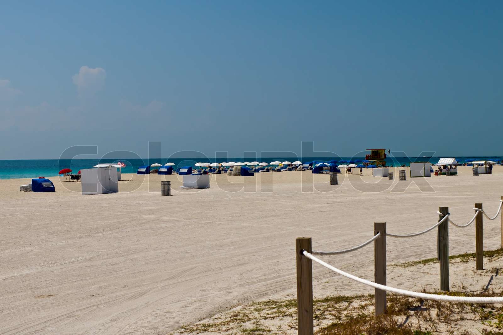 Sandstrand i Miami, Florida | Stock foto | Colourbox