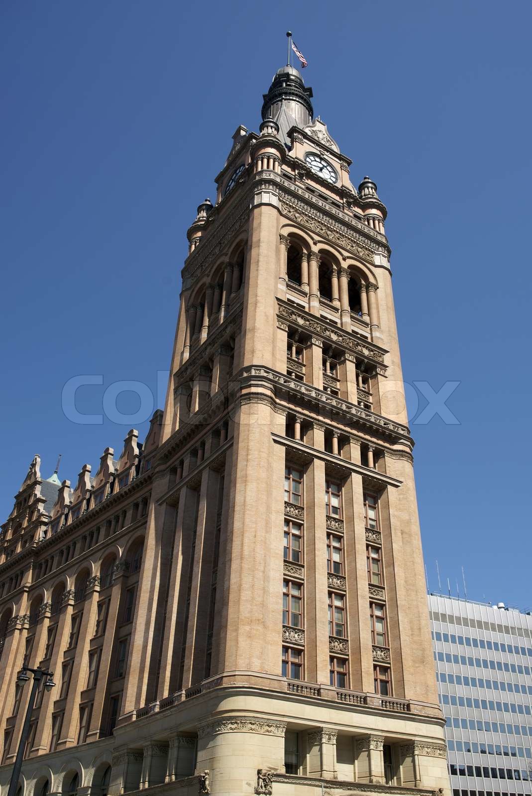 Milwaukee City Hall Tower | Stock image | Colourbox