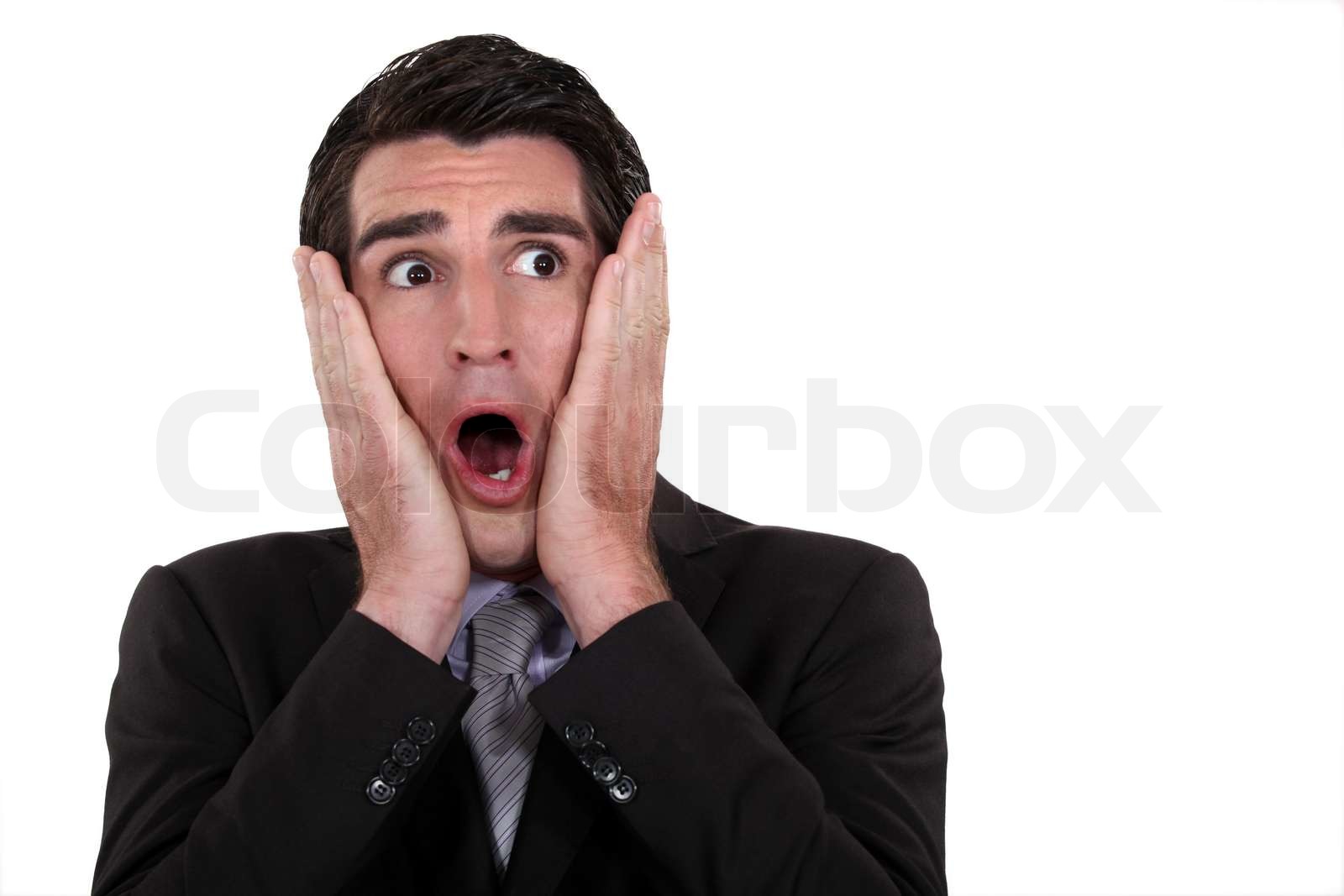 Businessman in shock | Stock image | Colourbox