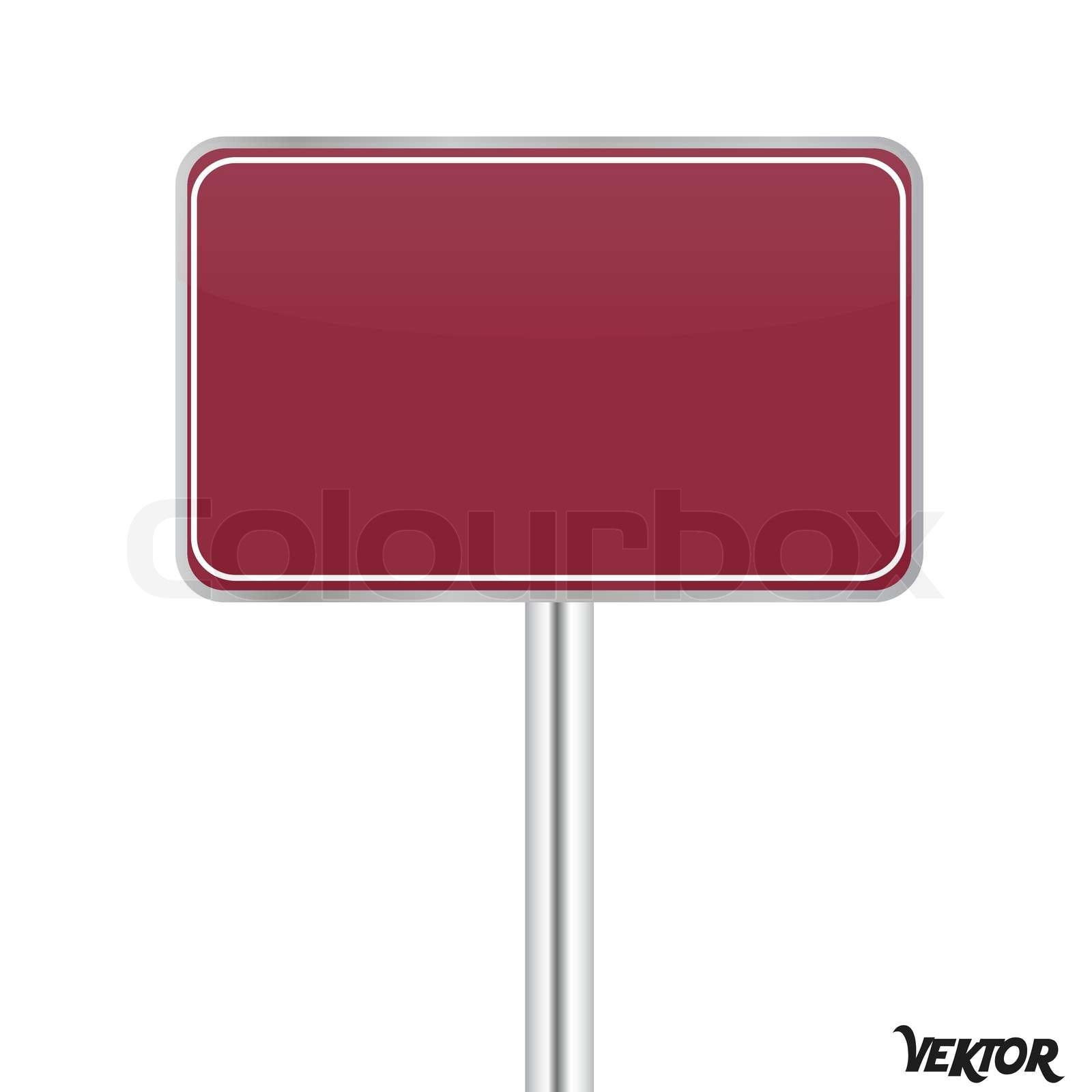 Board sign | Stock vector | Colourbox