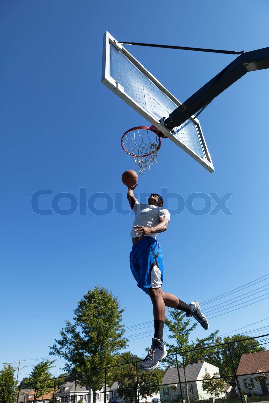 Basketball Player Dunking | Stock image | Colourbox